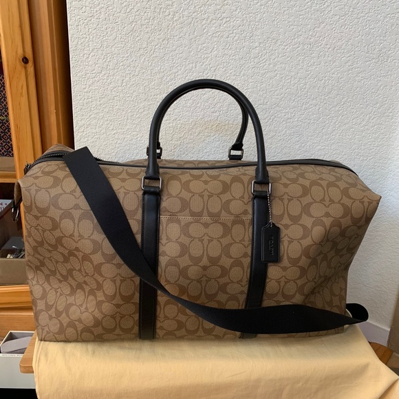 Coach | Bags | Nwt Coach Trekker 52 Travel Duffle In Signature | Poshmark